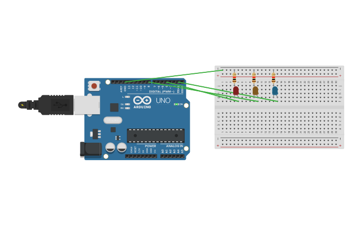 Circuit design Placa de Prueba - Tinkercad