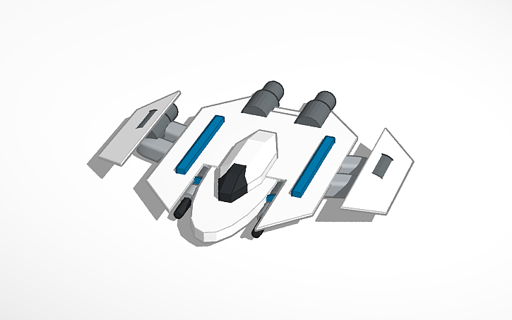3D design Spaceship - Tinkercad