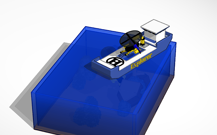 3D design Ocean Exploration Ship - Tinkercad