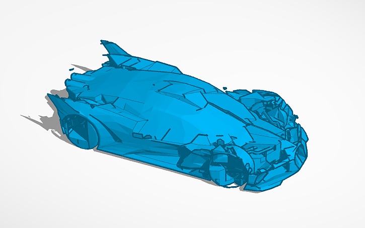 3D design bugatti - Tinkercad
