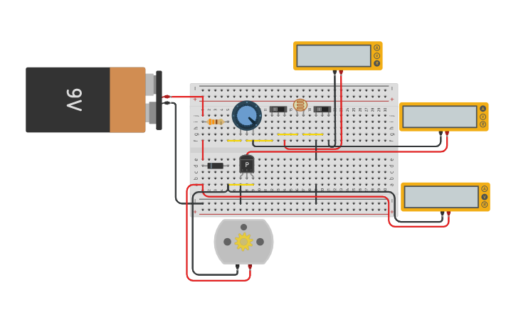 Circuit design Componente Practico - Circuito 4 - Tinkercad