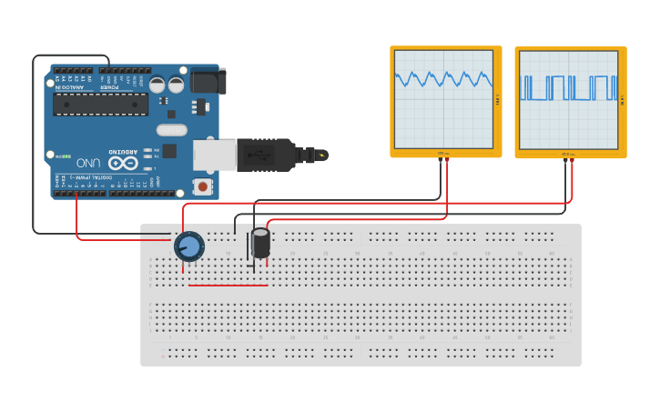 Circuit Design Pulse Wave Tinkercad