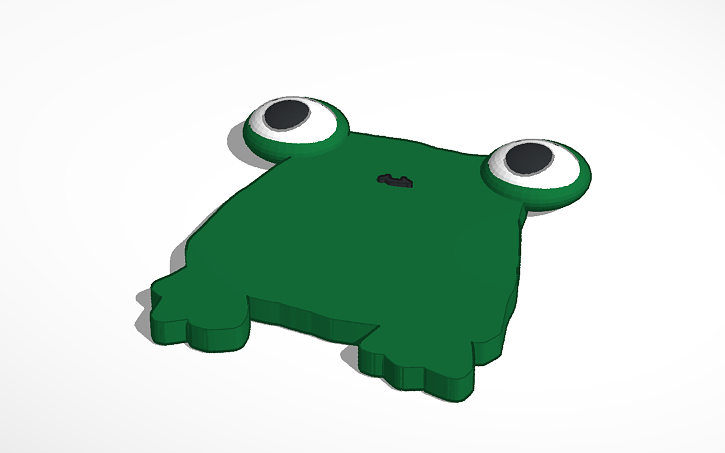 3D design Cute frog! - Tinkercad