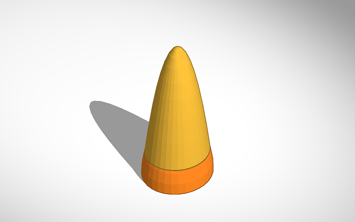 3D design Candy Corn (First Model) - Tinkercad