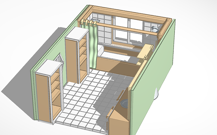 3D design Bathroom Project | Tinkercad