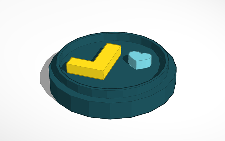 3D design cookie cutter LZ - Tinkercad