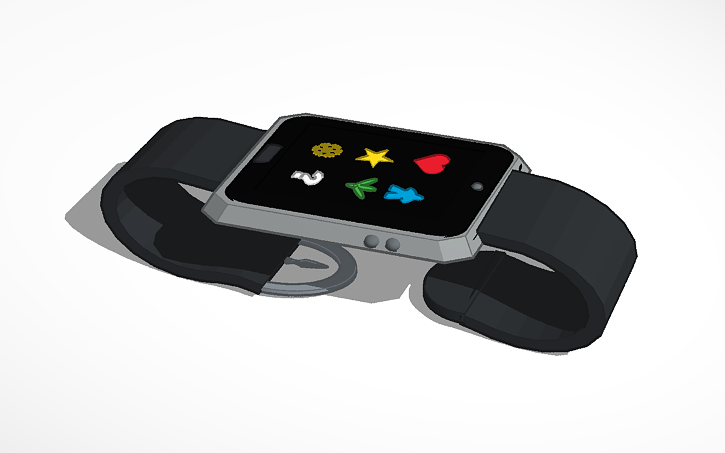 3D design Raweez Ismael- smartwatch - Tinkercad