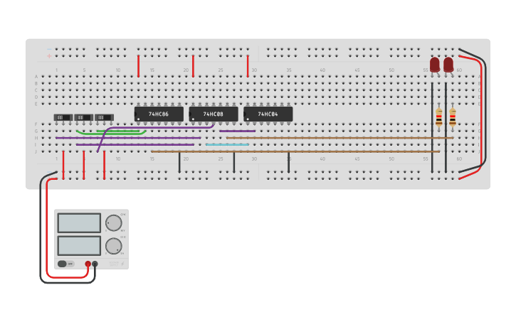 Circuit design COMPLEX | Tinkercad