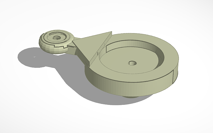 3D design Ridgid table saw knob (upgrade) - Tinkercad