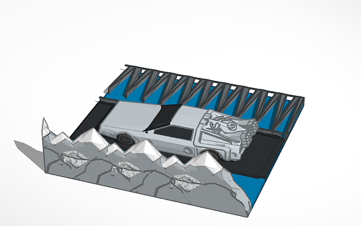 3D design BTTF DELOREAN - Tinkercad