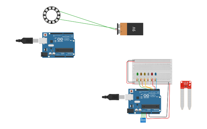 Circuit design arduino 5-A | Tinkercad
