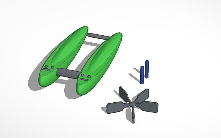 3D design Boat design | Tinkercad