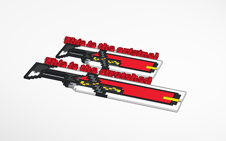 3D design Sol Badguy's Weapon - Tinkercad