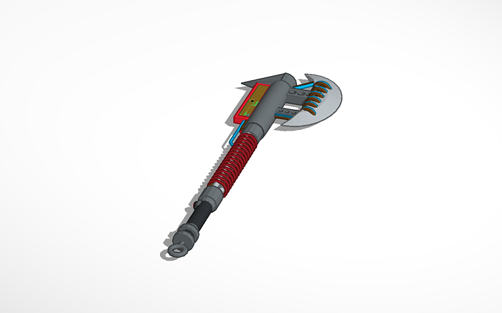 3D design Electro axe - Tinkercad