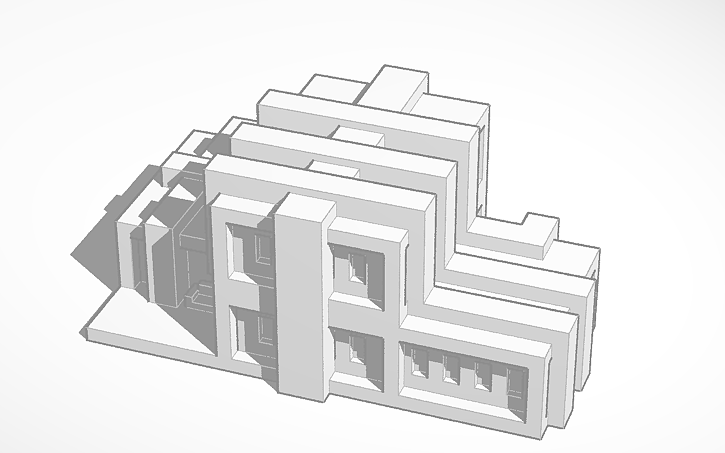 3D design Futuristic House - Tinkercad