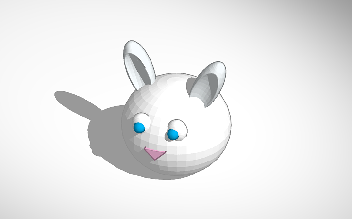 3D design Cute Bunny - Tinkercad