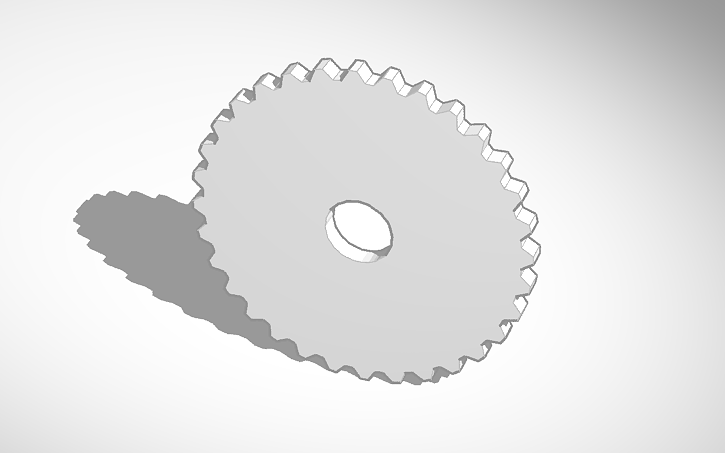 3D design Generator Gear - Tinkercad