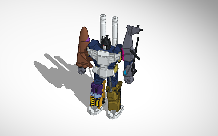 3D design Transformers G1 Bruticus - Tinkercad