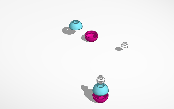 3D design Bola 8. - Tinkercad