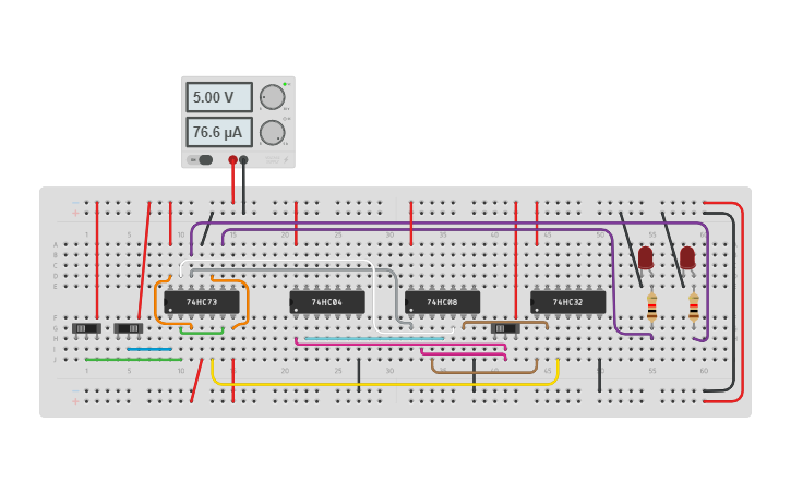 Circuit design LAB10.Q5 - Tinkercad