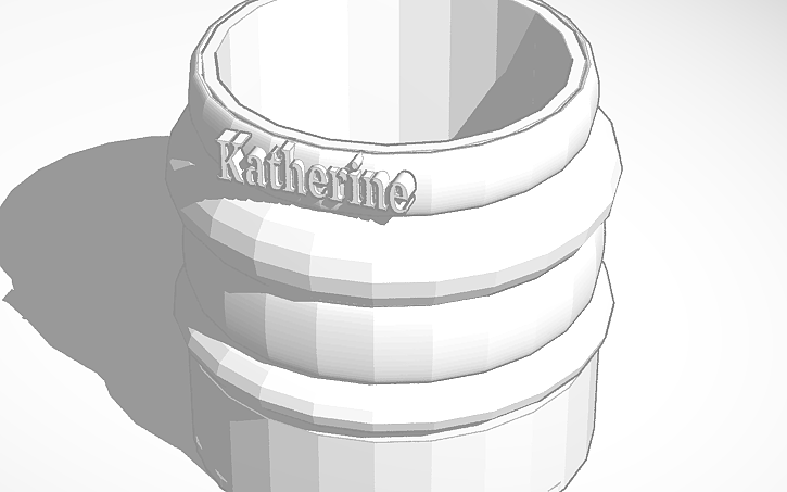3d Design Pencil Holder Tinkercad 