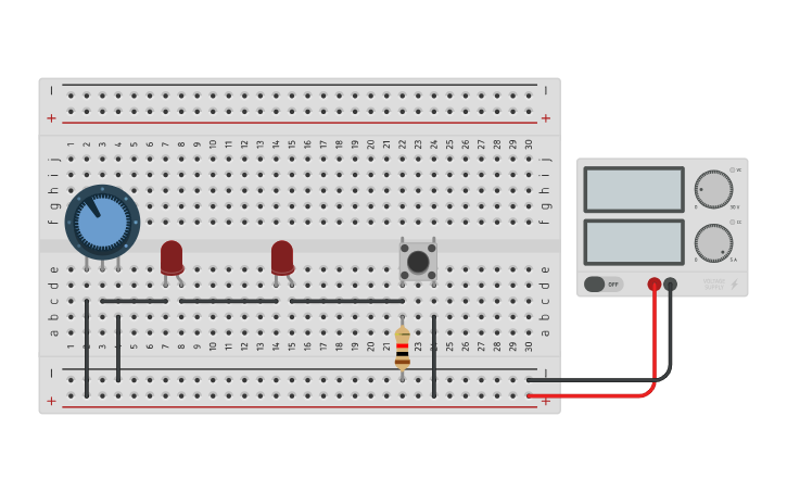 Circuit design Dimmer - Tinkercad
