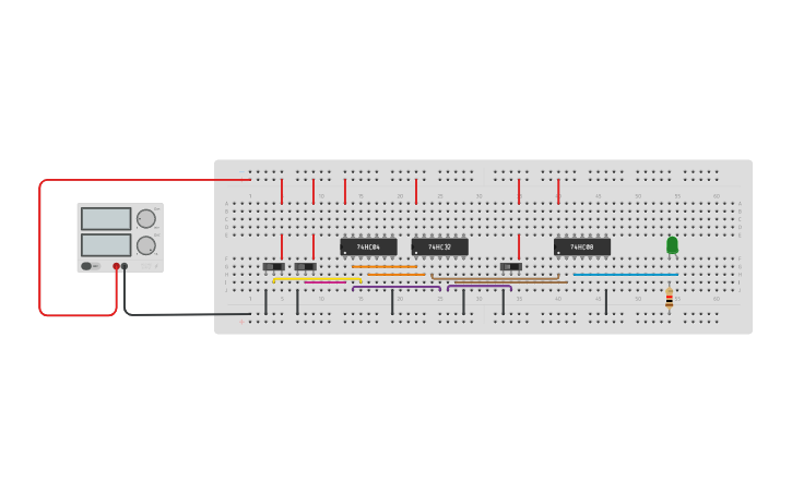 Circuit design Function using POS | Tinkercad