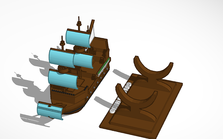 3D design Golden Hind - Tinkercad