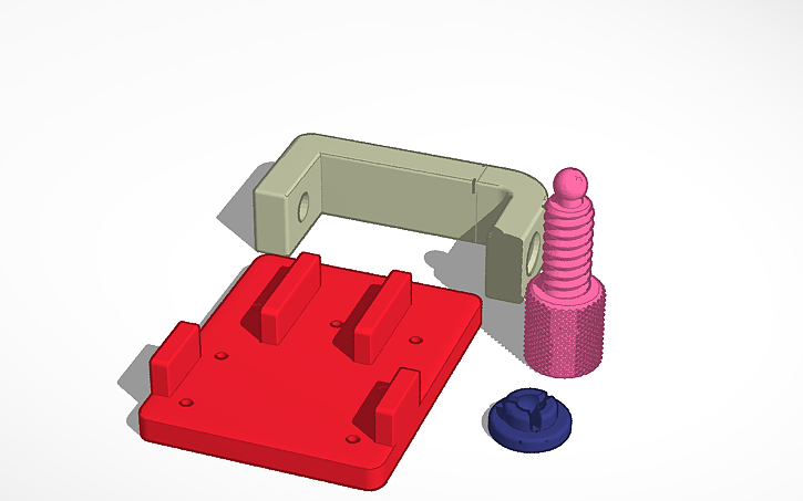 3D design Plate and Clamp for Vise | Tinkercad