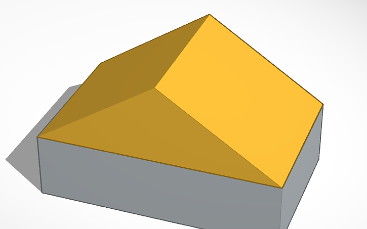 Autodesk Tinkercad House Roof Youtube