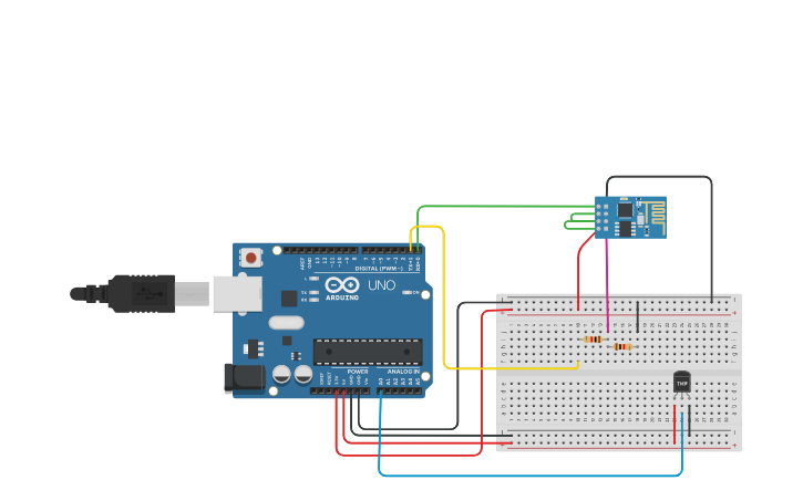 Circuit Design Lab 12 Temp To Thinkspeak Tinkercad