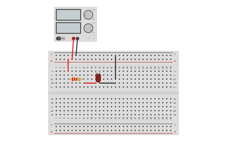 Circuit design Prueba Tinkercad 2d Marcos Paz | Tinkercad
