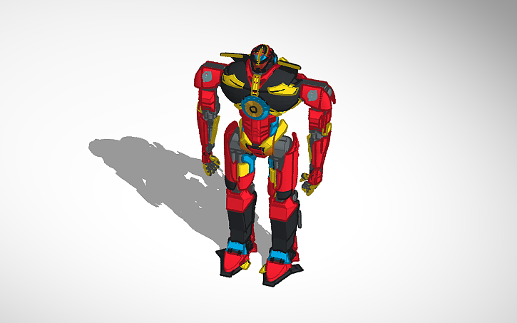3D design Gypsy Danger Robot Pacific Rim - Tinkercad