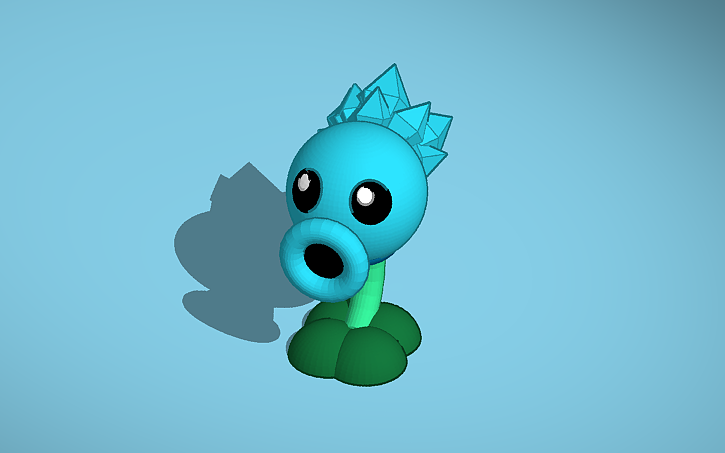 3D design Snow pea - Tinkercad