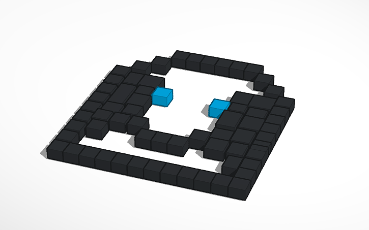 3D design waterfall guard sprite | Tinkercad