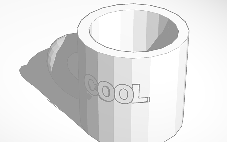 3D design CUP - Tinkercad