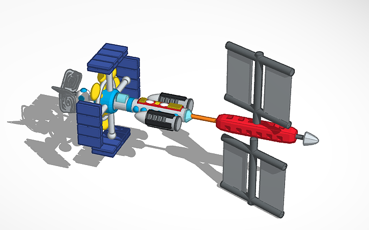 3D design SpaceShip - Tinkercad