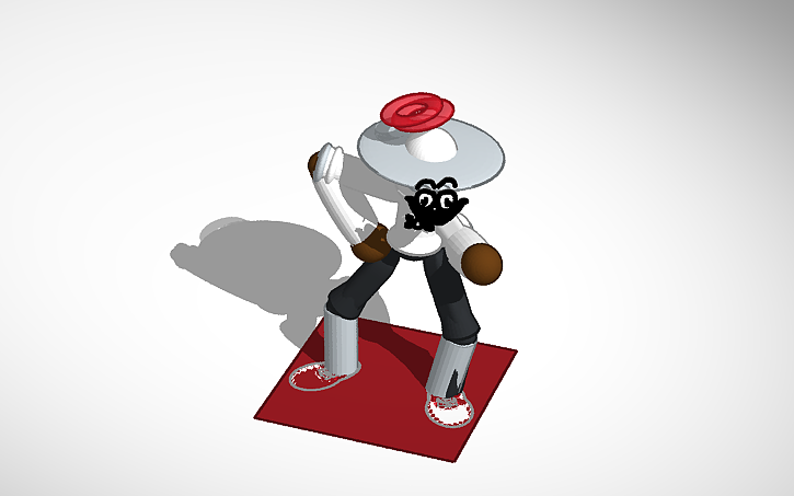 3D design My IRL Model but as Rewrite (FNF Vs Rewrite V2) - Tinkercad