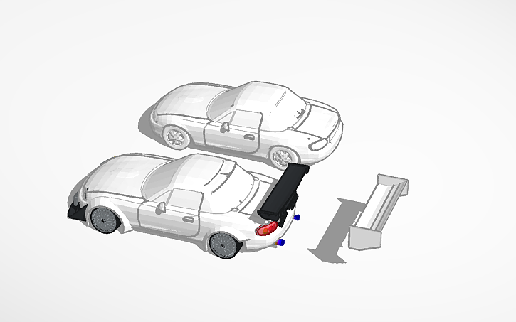 3D design Mazda Miata - Tinkercad