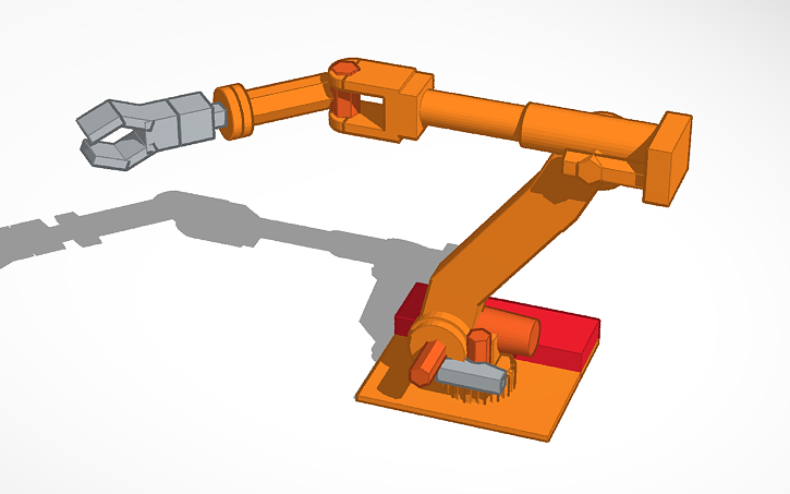 3D design Copy of industrial robotic arm | Tinkercad