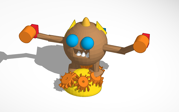 3D design Trigger Happy skylander | Tinkercad