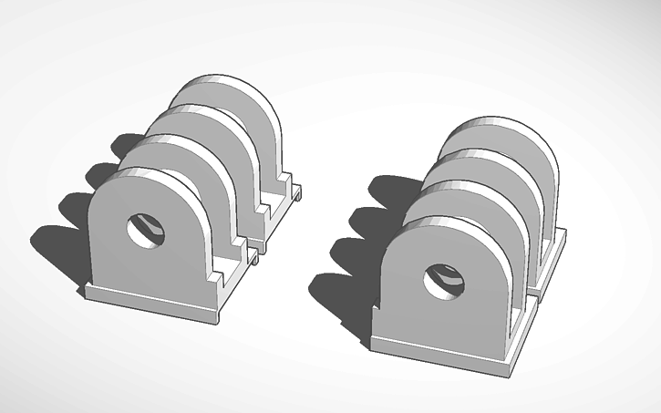 3D design Lego-compatible spool holder - Tinkercad