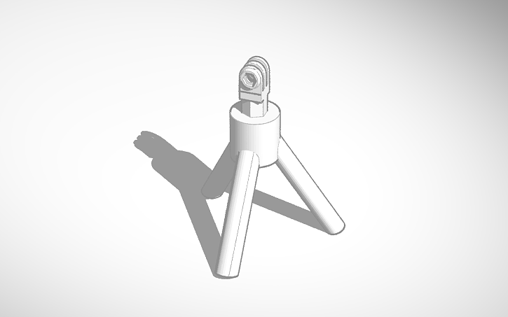 3D design gopro tripod | Tinkercad