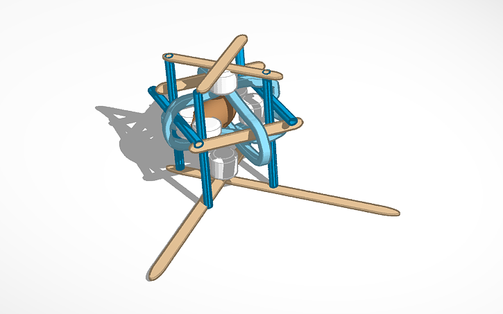 3D design Egg drop project - Tinkercad