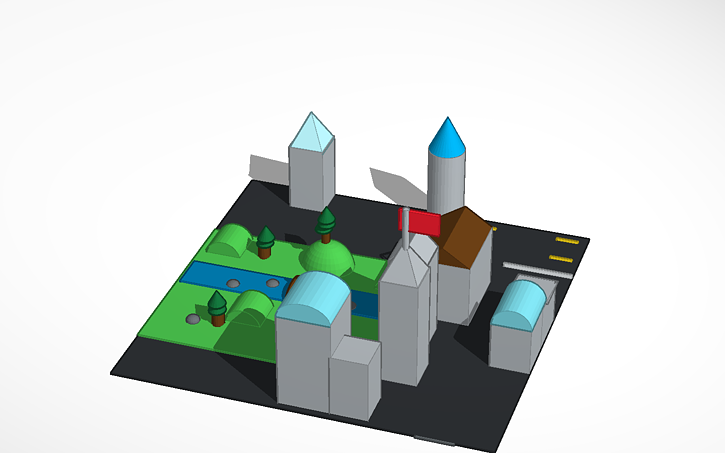 3D design City - Tinkercad