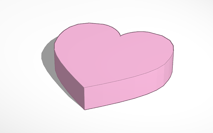 3D design Heart - Tinkercad
