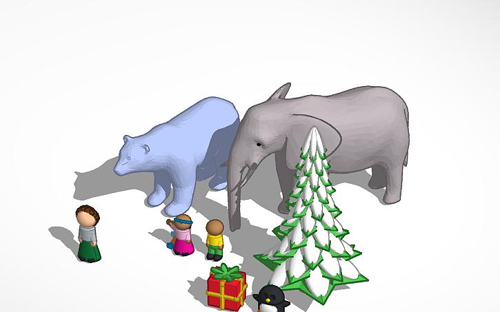 3D design Elephant, Elephant, Elephant! - Tinkercad