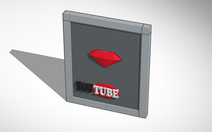 3D design Boton de Ruby - Tinkercad
