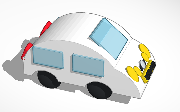 3D design Volkswagen Polo 2003 Model - Tinkercad
