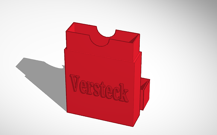 3D design Card Box 02 - Tinkercad